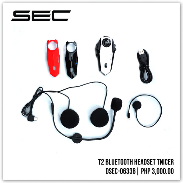 T2 Bluetooth Headset Tnicer – SEC Motosupply