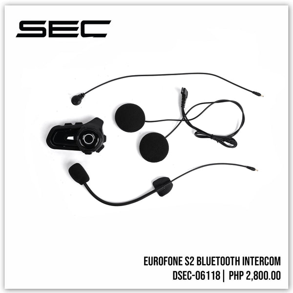 Eurofone S2 Bluetooth Intercom – SEC Motosupply