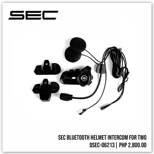 SEC Bluetooth Helmet intercom for two – SEC Motosupply