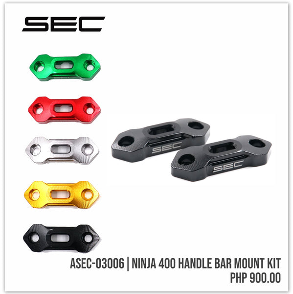 Ninja 400 Handle Bar Mount Kit – SEC Motosupply
